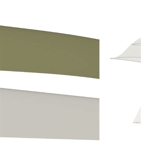 Comparison Of Initial Bottom And Optimized Top Geometry For The