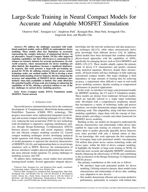 Pdf Large Scale Training In Neural Compact Models For Accurate And