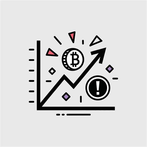 Bitcoin Price Increase Graph Illustration Featuring A Rising Line Chart