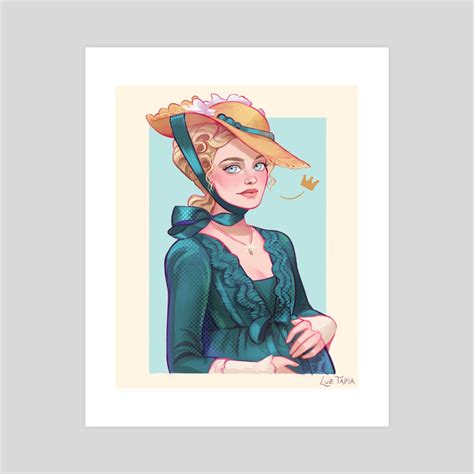 Cyan Fashion The Great An Art Print By Luz Tapia Inprnt