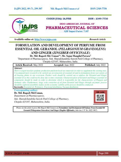 32research Paper Pdf Distillation Perfume