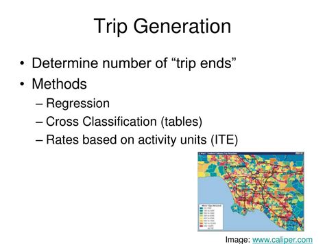 Ppt Trip Generation Ce 451551 Powerpoint Presentation Free Download