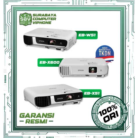 Jual Promo Proyektor Epson Eb X500 Eb E500 Eb X51 Eb W51 Eb E600