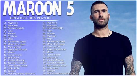 Maroon 5 Best Songs Collection 2023 Greatest Hits Songs Of All Time