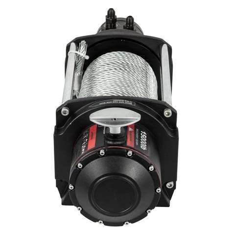 Hydraulic Winch Anchor Winch 15000lbs Steel Cable Drive Winch For Towing