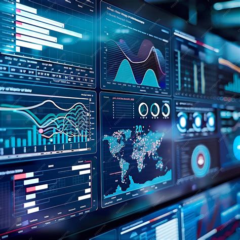 Digital Analytics Dashboard With Key Performance Indicators Premium