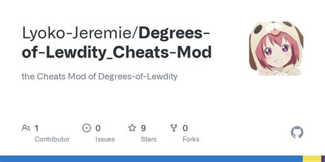Github Lyoko Jeremiedegrees Of Lewditycheats Mod The Cheats Mod Of