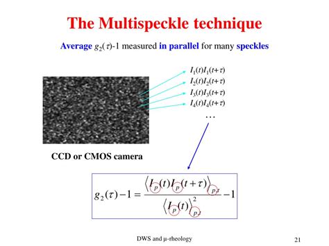 Ppt Diffusing Wave Spectroscopy And µ Rheology When Photons Probe