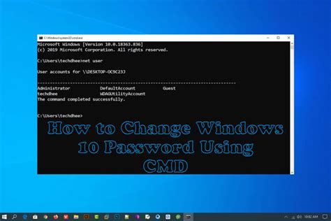 How To Change Windows Password Using CMD TECH DHEE