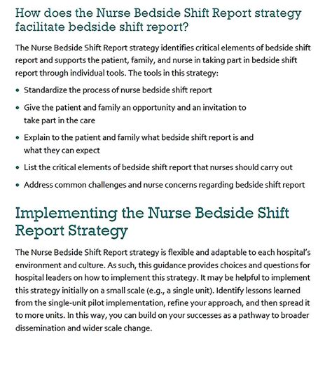 Nursing Report Template Sample Assistant Shift Report