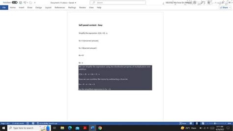 Double Check These Easy And Medium Algebra Multiple Choice Problems