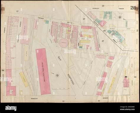 Insurance Map Of Boston Volume 2 Plate 28 Real Property