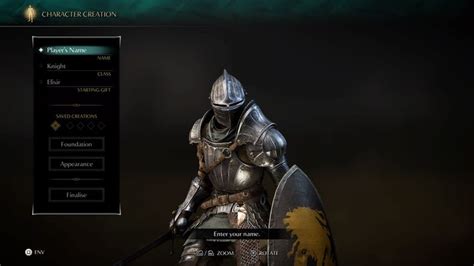 Demons Souls Remake Character Creation