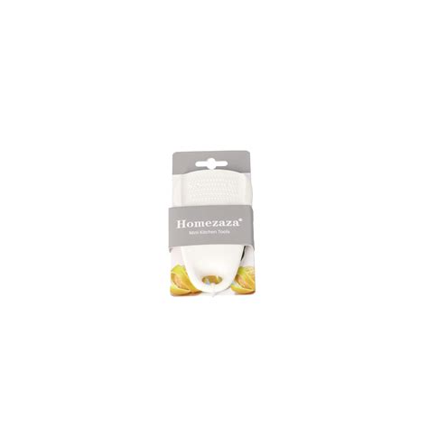 White Plastic Lemon Zester 128cm Homeware