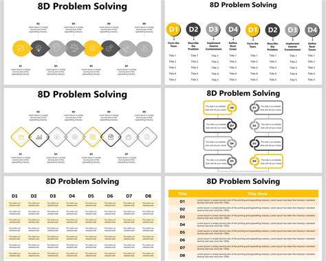 8d Problem Solving Powerpoint Template Problem Solving Template 8d