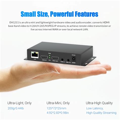mini h265 1080p30 hdmi video encoder with loopout orivision electronics co ltd