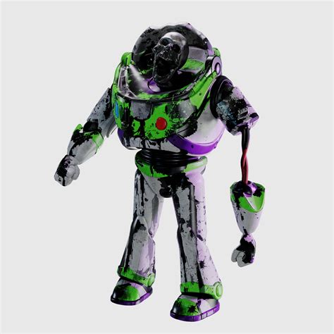 😵 Buzz Lightyear Dead Buzz Lightyear Unique Design Separate Parts Toy Story・ Stl File