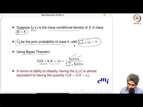 Free Video Multi Class Classification With Discriminant Analysis From Nptel Noc Iitm Class
