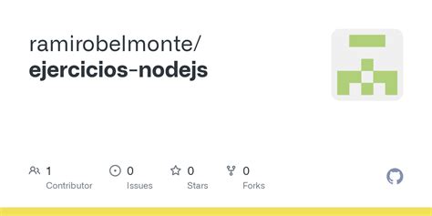 Github Ramirobelmonteejercicios Nodejs