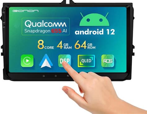 Eonon Android 12 Autoradio Pour Vw Golf Passat T5 Seat Skoda Android