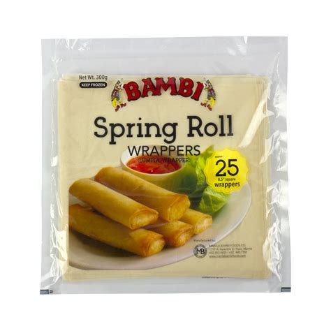 Bambi Spring Roll Wrapper Big Manila Bambi Foods Company
