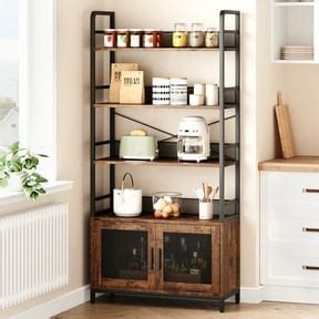 Better Homes And Gardens Glendale 5 Shelf Bookcase With Doors Dark Oak Finish