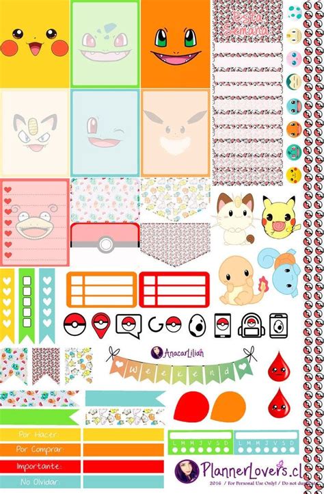 Printable Pokemon Stickers Pdf
