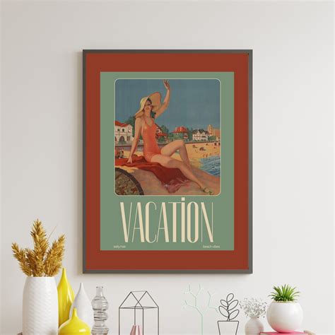 Vintage Home And Office Oster Modern Printable Wall Decor Colorfull