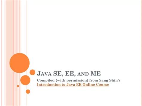 Ppt Java Se Ee And Me Powerpoint Presentation Free Download Id 6632670