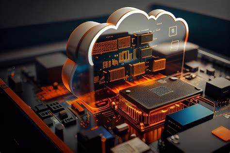 Premium Photo Cloud Computing Technology Conceptgenerative Ai