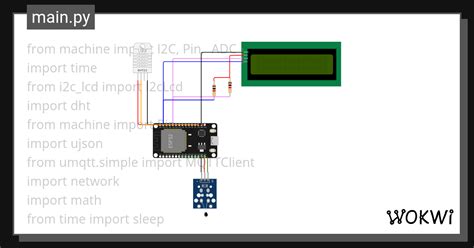Temperature Sensor Dht 22lcd Display 16x2 I2c Wokwi Esp32 Stm32