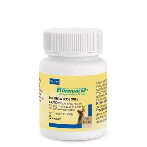 Buy Clomicalm For Dogs 5mg 20mg 80mg Generic Tablets Allivet