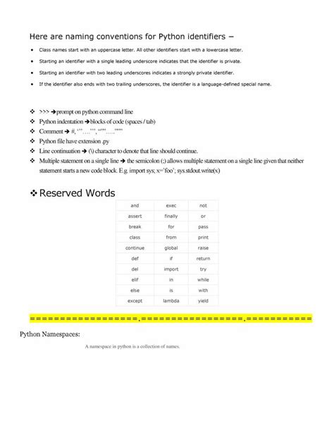Core Python Notes LearnPick India