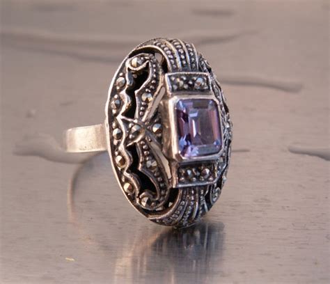 Vintage Sterling Silver Ring Victorian Revival By Thejewelrychain 42