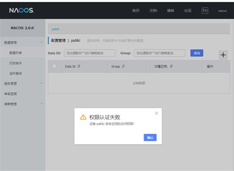 Authentication Of Permissions · Issue 6337 · Alibaba Nacos · Github