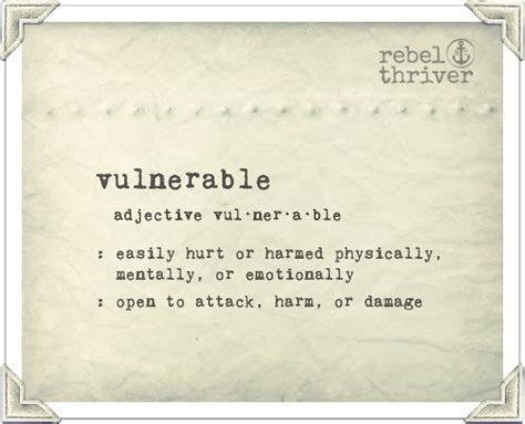 Whats Your Definition Of Vulnerable Ella Writes