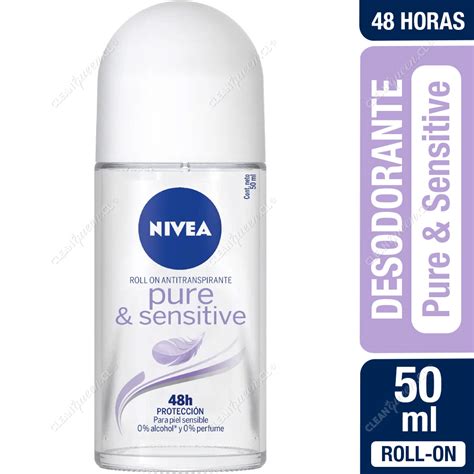 Desodorante Roll On Mujer Nivea Pure And Sensitive 50 Ml Clean Queen