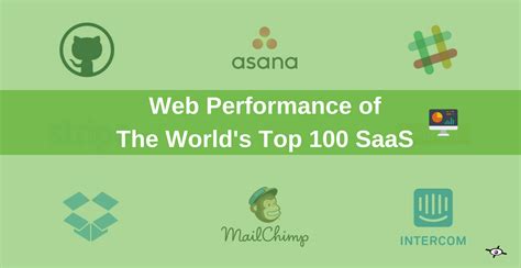 web performance of the world s top 100 saas webtsites internetvista