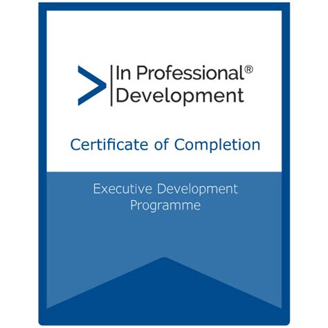 Executive Development Programme Credly
