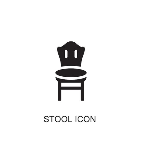 Premium Vector Stool Vector Icon Icon