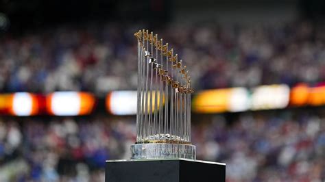 Mlb World Series Here Is The Company Makes The Commissioners Trophy