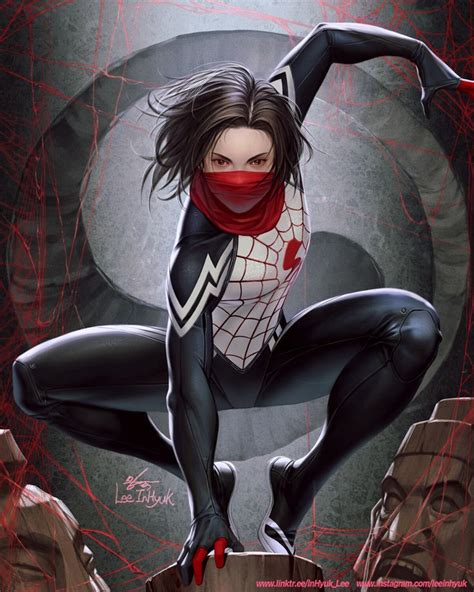 Artstation Silk 2022 1~5 Inhyuk Lee Marvel Art Spiderman Silk Marvel