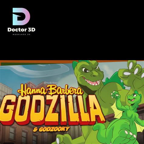 👹 Godzilla Hanna Barbera 1978 The Seaweed Monster Figura・archivo 3d