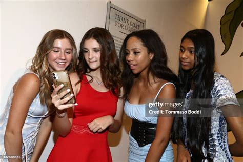 Hannah Lowery Isabella Hudson Sydney Raynell And Guest Attend The Z News Photo Getty Images