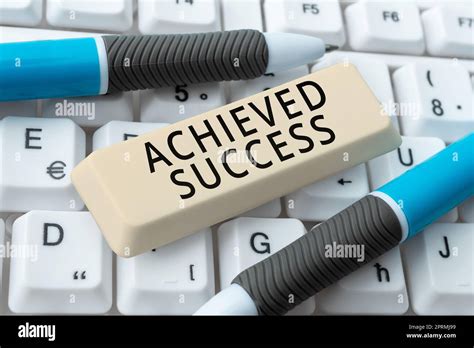 Conceptual Display Achieved Success Concept Meaning Monitor Campaigns