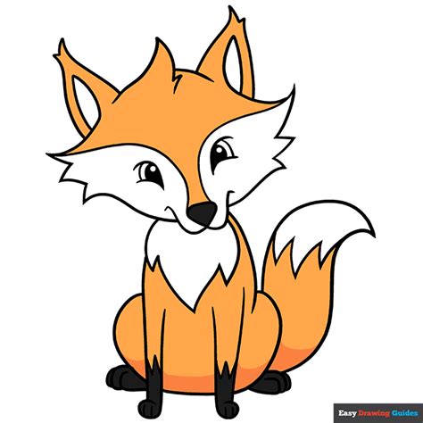 How To Draw A Cartoon Fox Really Easy Drawing Tutorial
