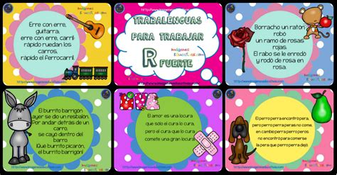 Trabalenguas infantiles para practicar la r - Imagenes Educativas