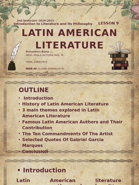 Latin American Literature Pdf Latin American Literature Gabriel García Márquez