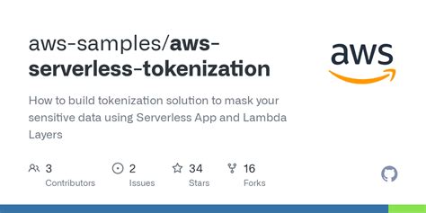 GitHub Aws Samples Aws Serverless Tokenization How To Build Tokenization Solution To Mask