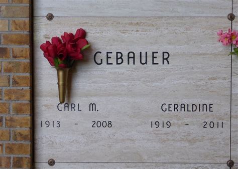 Carl Michael Gebauer 1913 2008 Find A Grave äreminne